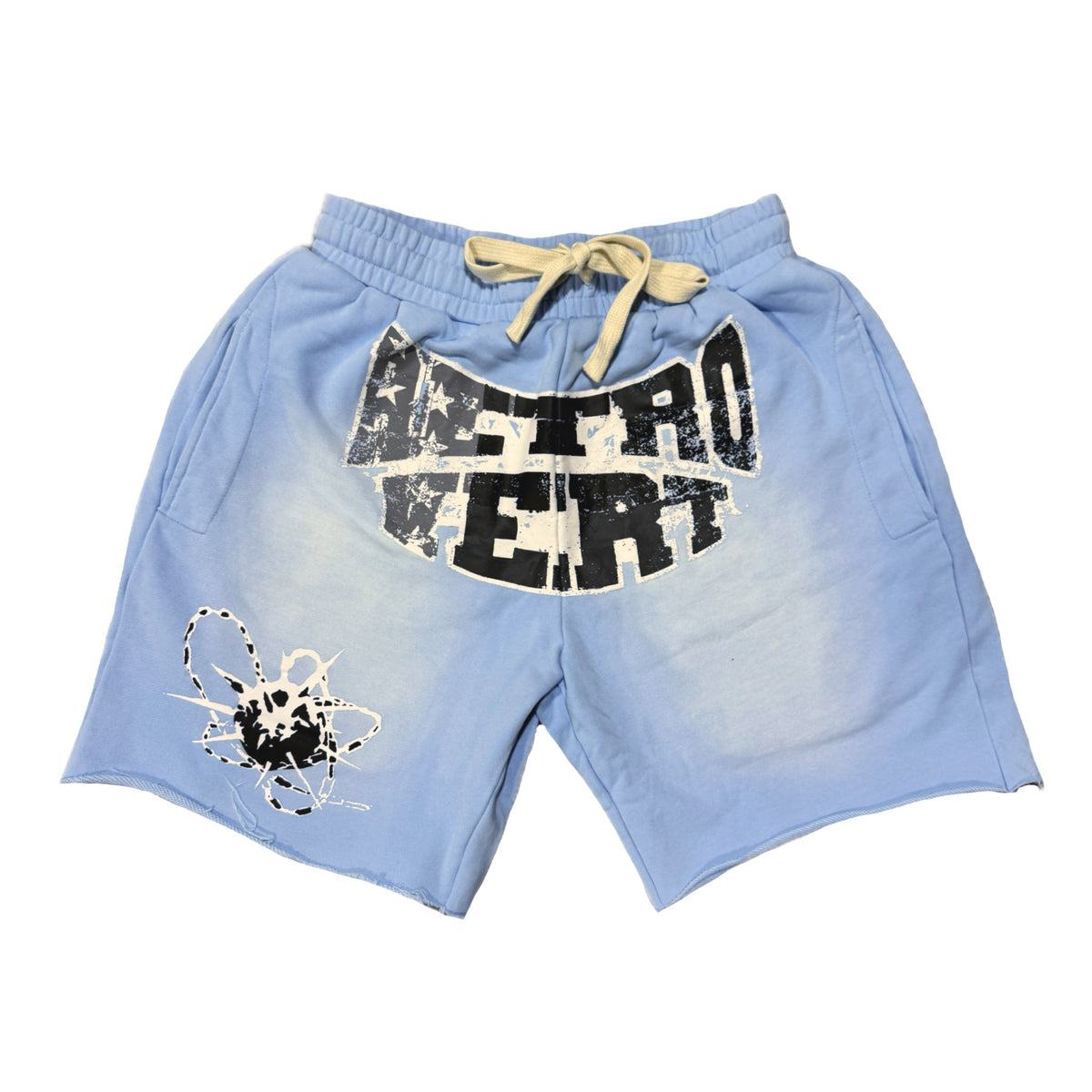 Chain Shorts - Baby Blue - RETROVERT