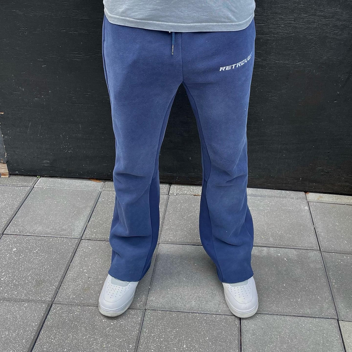 Flare Midnight Blue Sweatpants - RETROVERT
